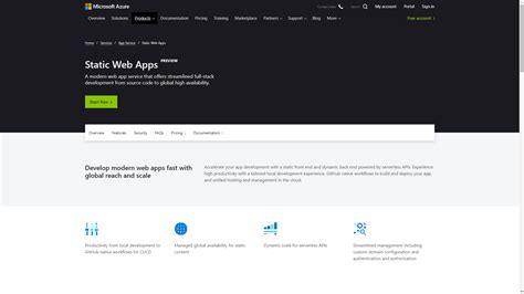 Azure App Service Static Web Apps Devblog
