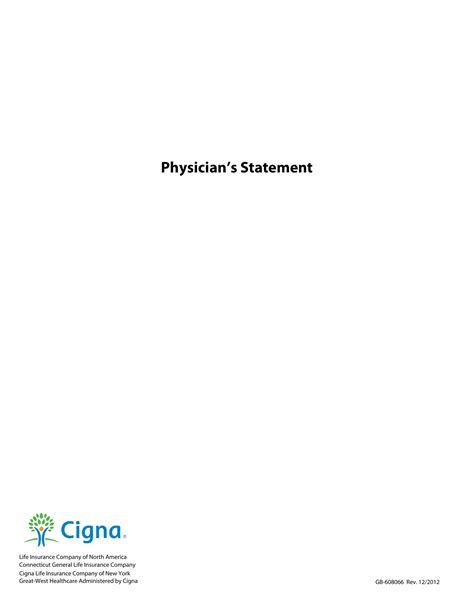 Cigna Form Physician ≡ Fill Out Printable Pdf Forms Online
