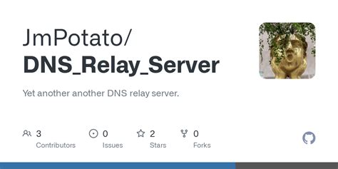 GitHub JmPotato DNS Relay Server Yet Another Another DNS Relay Server