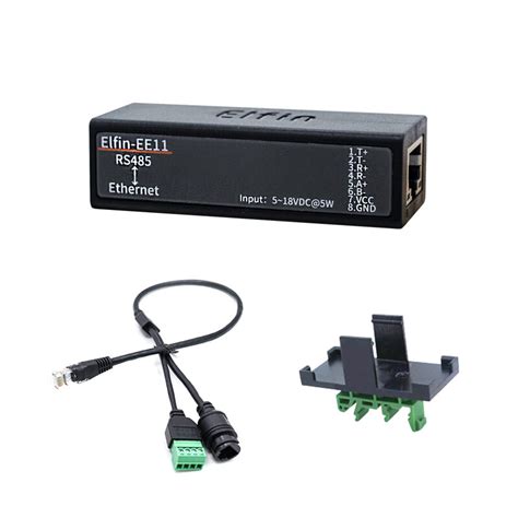 직렬 포트 Rs485 이더넷 장치 서버 Iot 데이터 변환기 지지대 Elfin Ee11 Ee11a Tcpip 텔넷 모드버스