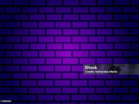 조명 네온 벽 밤 푸른 벽돌 벽의 벡터 일러스트 레이 션 그런 지 빈 돌 벽돌 외관 질감 최소한의 디자인 템플릿 배경 장식 레이아웃 배경 주제에 대한 스톡 벡터 아트 및