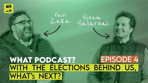 What Podcast Episode 4 With The Elections Behind Us Whats Next Nizamuddin Khan Salarzai
