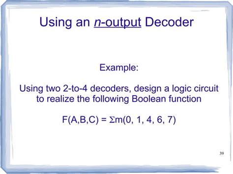 Encoder Decoder Multiplexers And Demultiplexersppt
