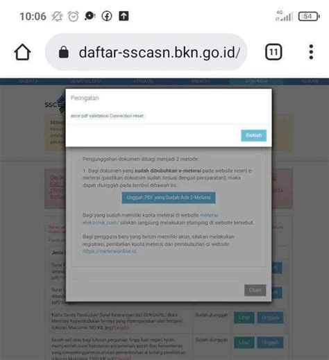 Solusi Error Pdf Validation Error Saat Pengecekan Validasi E Meterai Cpns 2024 Ini Kata Bkn
