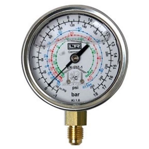 Lietenberger Low Pressure Gauge W Oil Bottom Connect R22 R134a R404a