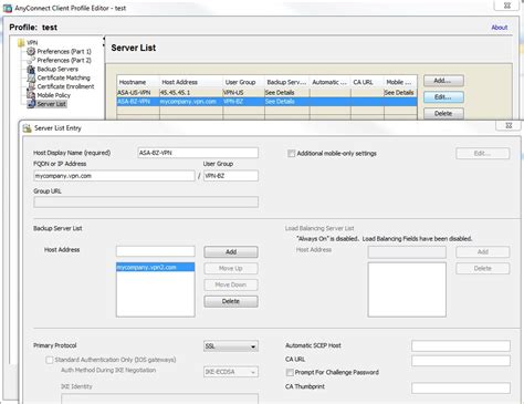 Anyconnect XML Settings Cisco Community