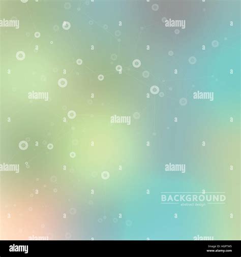 Vector Background Blur With A Molecular Structure Stock Vector Image And Art Alamy