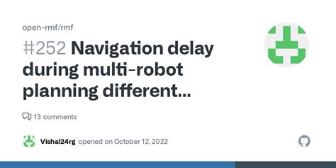 Navigation Delay During Multi Robot Planning Different Paths · Issue