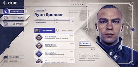 detective adventure game ui vega j game ui game ui design game