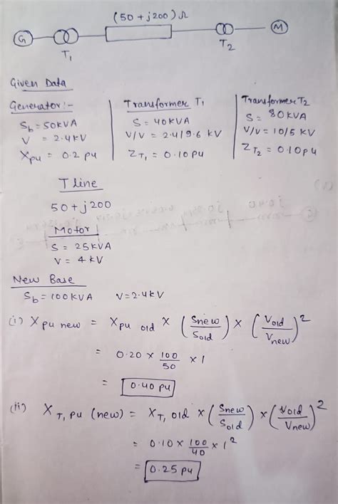 Solved Consider The Single Phase Power System Shown In Figure 1