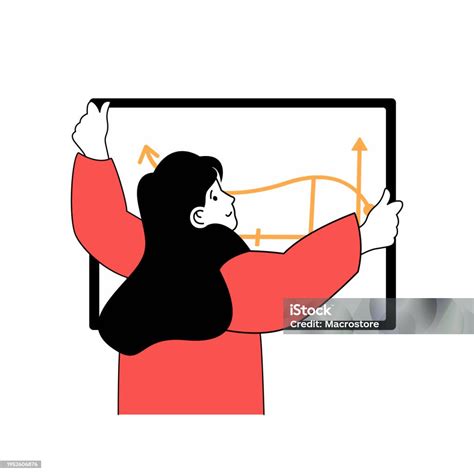 웹에 대 한 평면 디자인에서 만화 사람들과 학교 학습 개념 학생이 칠판 옆에 서서 기하학적 문제를 풀고 있습니다 소셜 미디어 배너 마케팅 자료에 대한 벡터 그림입니다 개념에