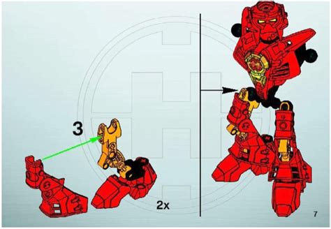 Lego Instructions For Set 7167 William Furno Hero Factory Rise Of