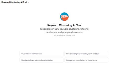 Master Seo With Custom Chatgpt Keyword Clustering Ai Tool