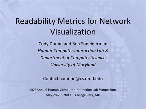 Ppt Readability Metrics For Network Visualization Powerpoint Presentation Id 4672872