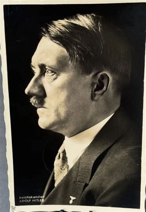 Rare 1933 Hitler Hoffmann Photo Postcard Museum Coa