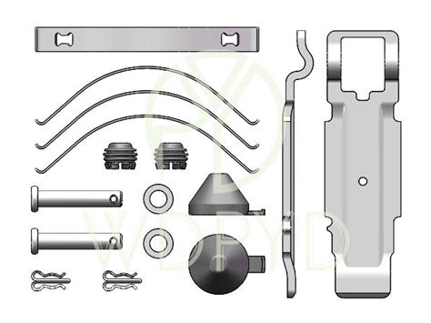 Product Center 8-Accessory Kit,Disc Brake Pads,Air