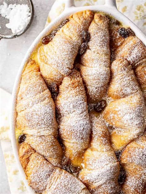 Croissant Bread Pudding Baking A Moment