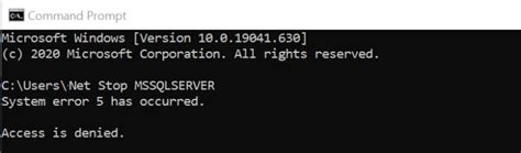 Start Sql Server Using Command Line Without Local Admin Sqlgeekspro