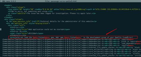 Rails部署报错记录Passenger Nginx Lucia