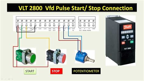 A Simplified Wiring Diagram For Danfoss Vfd With Bypass