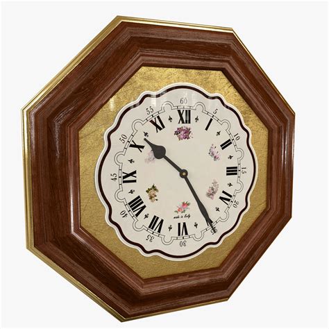 Modern Wall Clock 3d Model 19 3ds Dae Fbx Ige Lwo Lxo Max Obj Unknown Sldas Stl