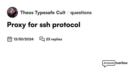 Proxy For Ssh Protocol Theos Typesafe Cult