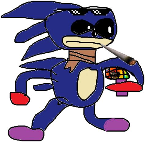 sonic exe but different sanic exe by glitchyedits on deviantart