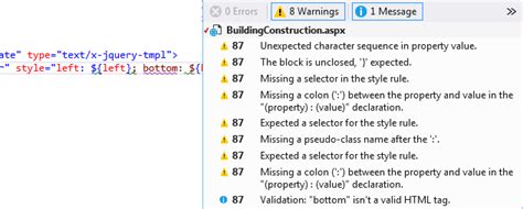 How To Disable Script Template Validation In Visual Studio Web Essentials