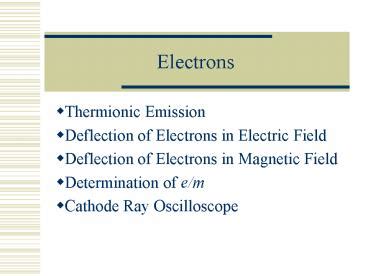 Ppt Electrons Powerpoint Presentation Free To View Id Acd Mda O