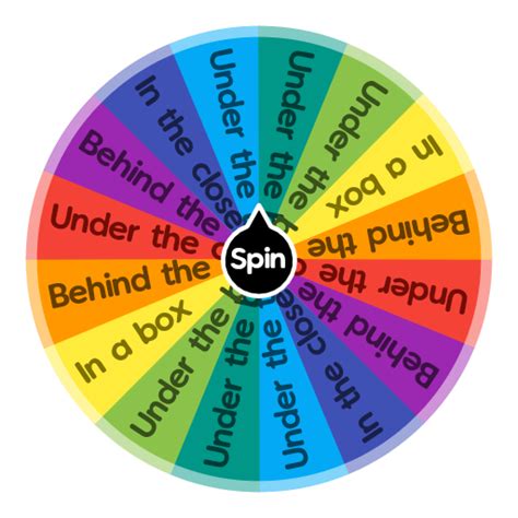 Where To Hide Spin The Wheel Random Picker