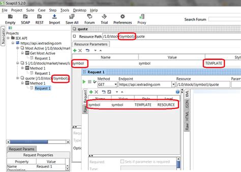 Rest Api Resource With Template Parameters