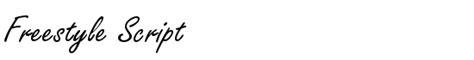 Freestyle Script Font FontZone Net