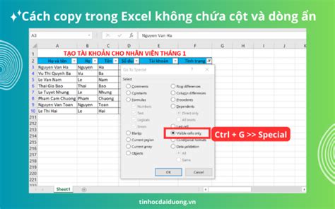 7 Cách Copy Trong Excel Giữ Nguyên định Dạng Tin Học Đại Dương
