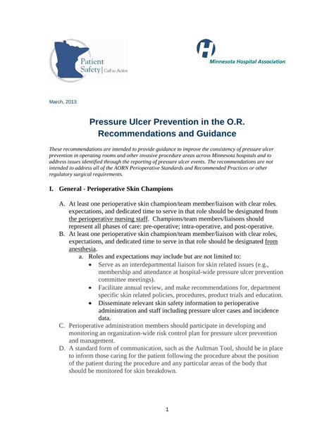PDF Pressure Ulcer Prevention In The O R Pressure Ulcer Prevention In The O R The