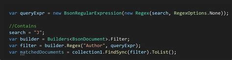 MongoDB Like Query Examples Using C NET TheCodeBuzz