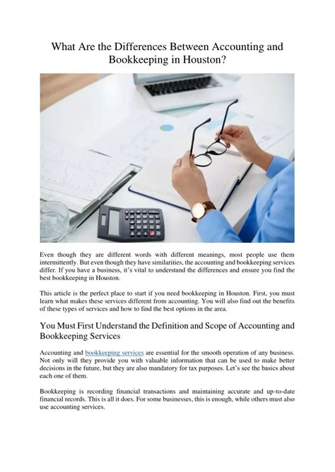 PPT What Are The Differences Between Accounting And Bookkeeping In