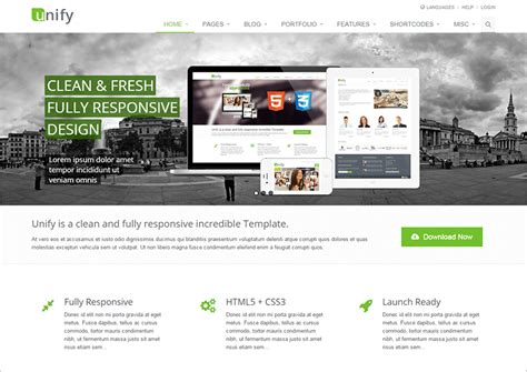 Responsive Bootstrap Website Templates Free Premium