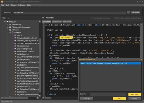 Vb Decompiler Visual Basic NET And C NET Code Decompiler And Analyzer