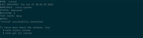 How To Install Istio Using Helm Chart