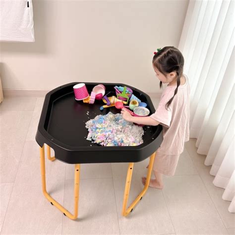 아기 유아 놀이테이블 엄마표 오감 촉감 미술놀이 타이니월드 터프트레이 스마트 네이버 블로그