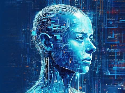 Premium Ai Image The Algorithmic Head Of A Human Being With Digitally