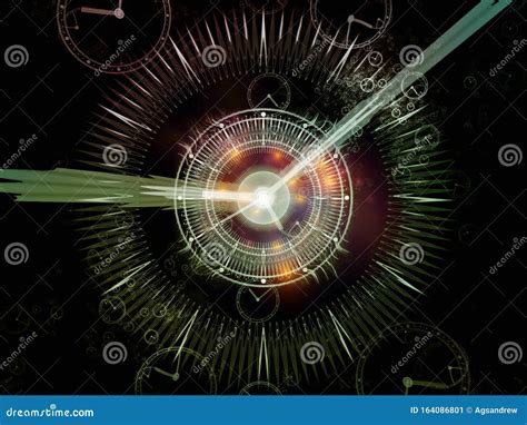 Paradigm Of Temporal Realm Stock Illustration Illustration Of Dial 164086801