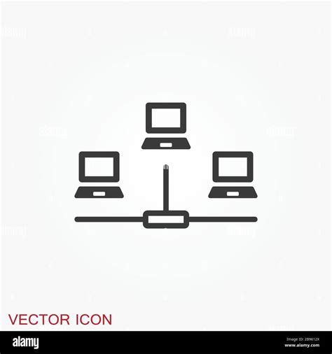 Network Icon Computing And Computer Network Symbol Stock Vector Image And Art Alamy