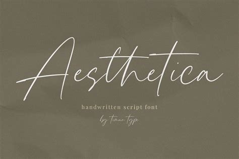 Aesthetica Handwritten Script Font Free Design Resources