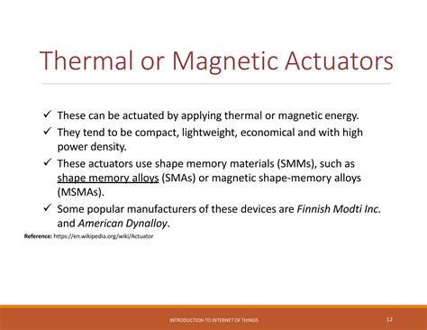internet of things sensors and actuator pptx
