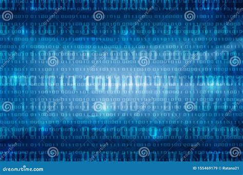 Binary Code On Grunge Blue Background Stock Image Image Of Digital