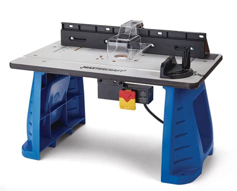 Mastercraft 9 5a 1 3 4 Hp Corded Fixed Base Router And Router Table Set Canadian Tire