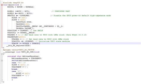Ccsmsp Exp430fr5994 Uart Is Not Working Pls Help Msp Low Power Microcontroller Forum Msp