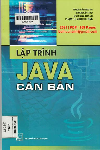 Lập Trình Java Căn Bản Nxb Xây Dựng 2021 Phạm Văn Trung 169 Trang