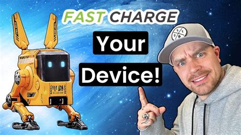 this little robot fast charges any device youtube